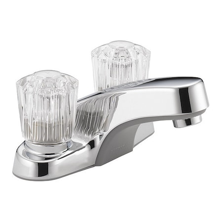 Delta Dual-Handle Centerset Lavatory Faucet, Chrome 3-hole 4 ...