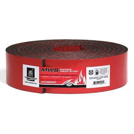 Sti Marine Fire Barrier Wrap Strip, H 1/4", 2" W MWS250 | Zoro