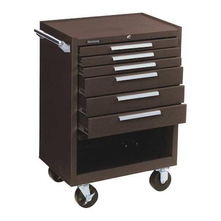 Kennedy K1800 Industrial Cabinet Tool Cabinet, 6 Drawer, Brown, Steel ...