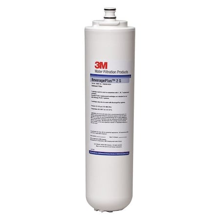 3M Quick Connect Filter, 0.5 gpm, 5 Micron, 12 in H CTG S for STM ...