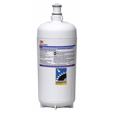 3M Quick Connect Filter, 2.5 gpm, 0.2 Micron, 5-23/64" O.D., 14 39/64 ...