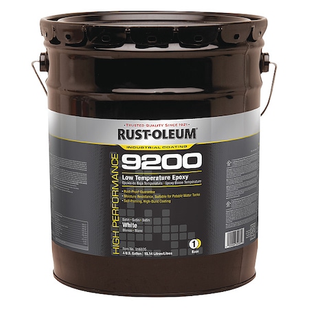 Rust-Oleum Sealer, White, Gloss, 5 gal, 200 sq ft/gal 316835 | Zoro