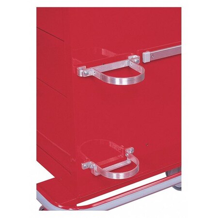 Blue Bell Medical Oxygen Tank Holder, Silver, 13" W, 1" D 87432 | Zoro