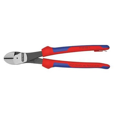 KNIPEX 10 in High Leverage Diagonal Cutting Plier, Oval Head Nose - 74 ...