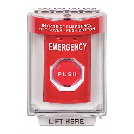 Safety Technology International Emergency Push Button, Momentary Type ...