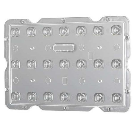 Hubbell Outdoor Lighting Symmetrical Type V Lens, 10" L x 6" Wx1"H GSL ...