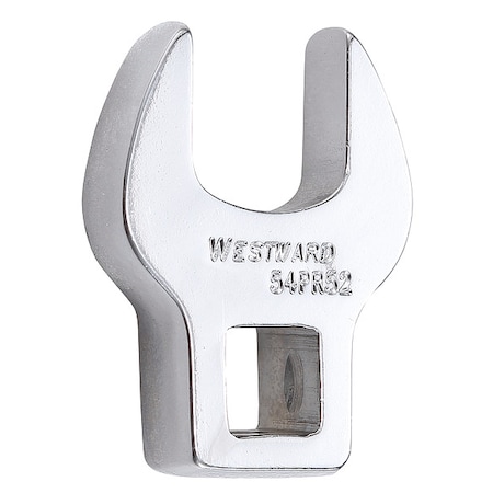 WESTWARD 3/8" Drive, Metric, Crowfoot Socket Wrench, Open End Head ...