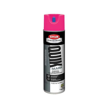 Krylon Industrial Inverted Marking Paint, 17 oz., Fluorescent Hot Pink ...