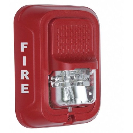 System Sensor Speaker, Marked Fire Strobe, Red SRL | Zoro