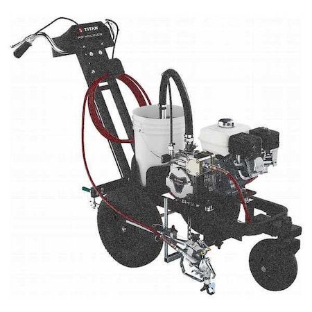 Titan Tool Striping Machine, Holds 5 gal., Aluminum 0537015 | Zoro