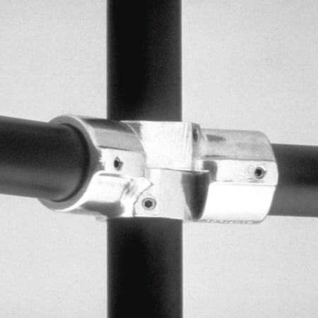 Hollaender Structural Pipe Fitting, Adjustable Cross Tee, Aluminum, 1 ...