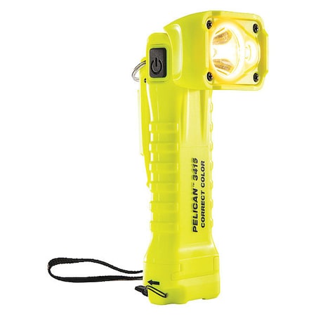 Pelican Right-Angle Safety-Rated Flashlight, Led Yellow 256 lm 3415MCC ...