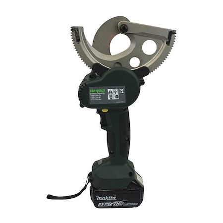 Greenlee Cordless Cable Cutter, 18.0 V, Li-Ion Battery, Gator(R) Tools ...