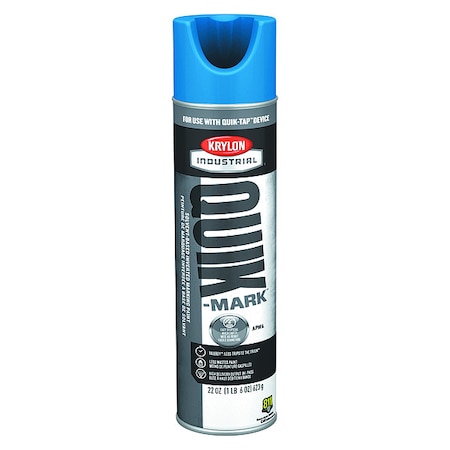 Krylon Industrial Inverted Marking Paint, 25 oz., Blue, Solvent -Based ...