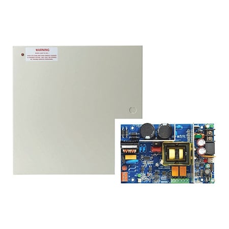Securitron Power Supply, Steel, 14" L, 14" W, 4.75" H AQD4-8F8R1 | Zoro