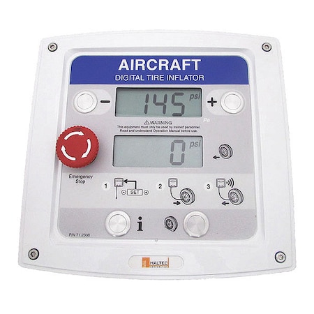 Haltec Tire Inflator, 6" Size, Aluminum 89XDH | Zoro