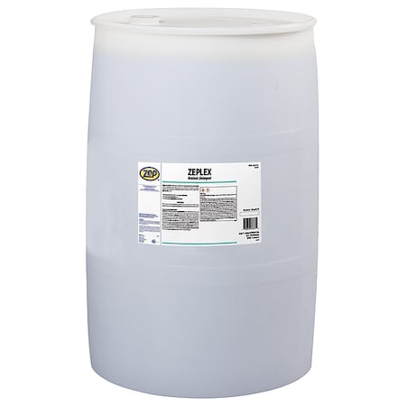 Zep High Efficiency Laundry Detergent Booster, 55 gal Drum, Liquid ...