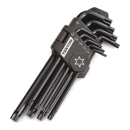 Tekton 9 Piece Torx? L-Shape Torx? Key Set, 25291 25291 | Zoro