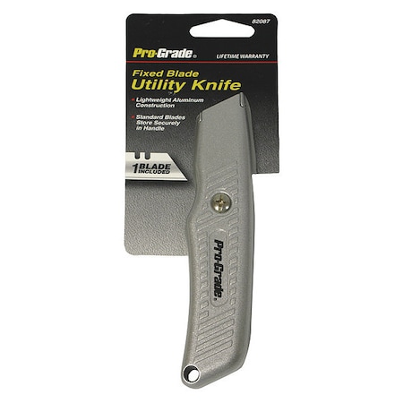 Pro-Grade Tools Fixed Blade Utility Knife, Fixed Blade, Fixed, General ...