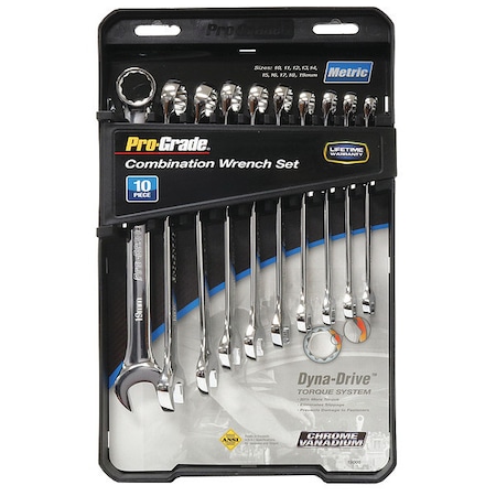 Pro-Grade Tools MetricWrench, Sets, 10 pcs. 19005 | Zoro