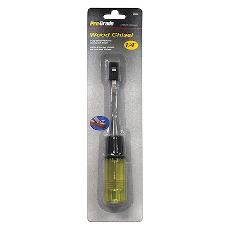 Pro-Grade Tools Wood Chisel, 1/4" 63026 | Zoro