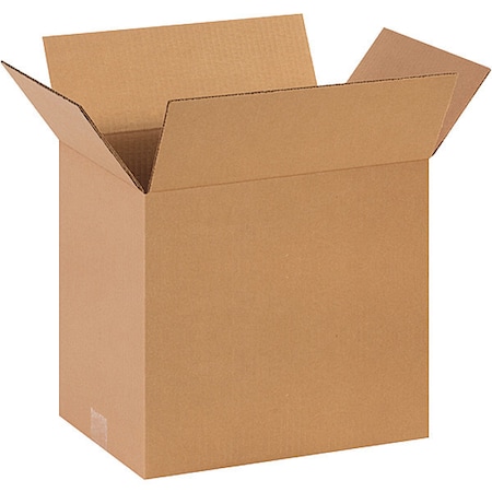 Partners Brand Corrugated Box, 12 in Inside Lg, 10 in Inside W, 14 in ...