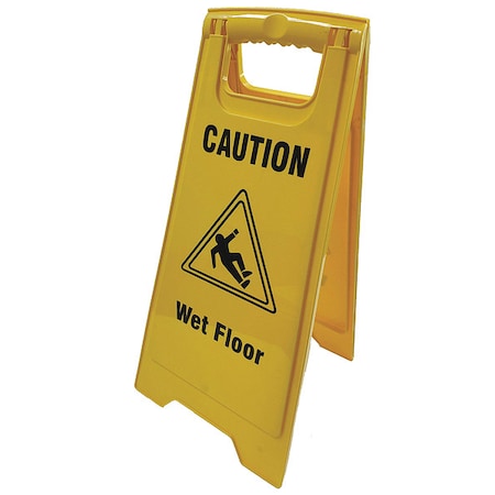 Tough Guy Caution Sign, 23 39/64 in Height, 11 51/64 in Width, Plastic ...