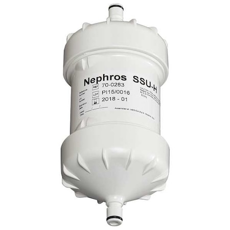 Nephros Inline Water Filter, 3 gpm, 2 1/2 in Dia 70-0283 | Zoro