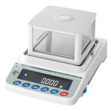 A&D Weighing Compact Bench Scale, Digital, 220g Cap. GF-203A | Zoro
