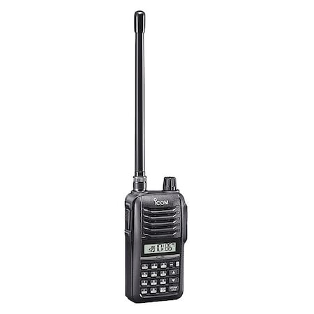 Icom Portable Two Way Radios, Analog, VHF Band, Color: Black V86 12 | Zoro