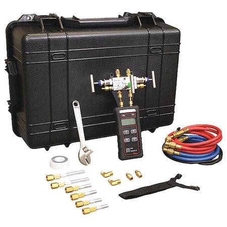 Dwyer Instruments Digital Hydronic Manometer Kit, 400 psi 490A-6-HKIT ...