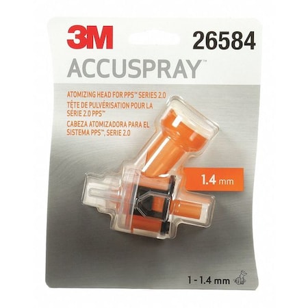 3M Atomizing Head Refill, 1.4mm, Orange 26584 | Zoro