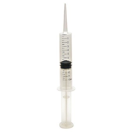 Globe Scientific Syringe, 12 mL, Straight/Curved Trans, PK50 159012 | Zoro