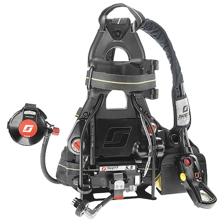 3M Scott SCBA, Carbon Fiber, 45 min., 4500 psi X3314022200101 | Zoro