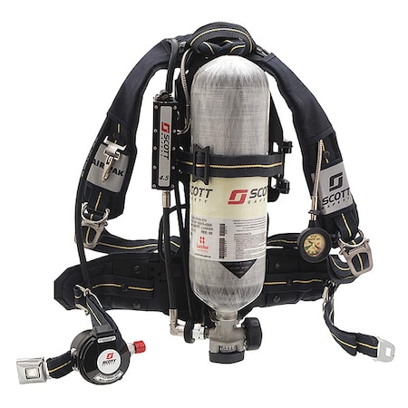 3M Scott Industrial SCBA, 45 min., 4500 PSI, NIOSH APi457002200121 | Zoro