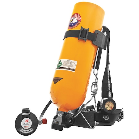 3M Scott Industrial SCBA, 45 min., 4500 PSI, NIOSH, PSI: 4, 500 ...