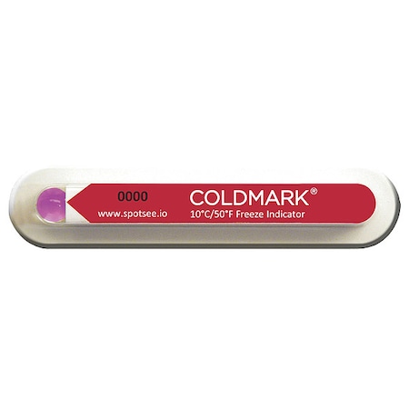 Coldmark Temperature Indicator Label, Freeze, PK100 CM 10/50 | Zoro