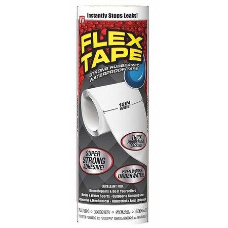 Flex Seal Flex Tape White 12" x 10 TFSWHTR1210 | Zoro