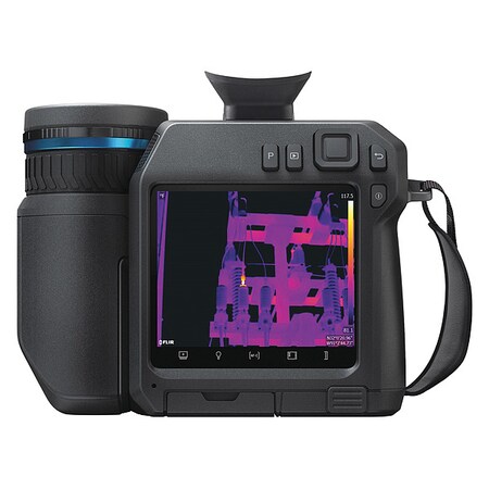 Flir Infrared Camera, 4.0 in Touch Screen Color LCD, -4 Degrees to 3632 ...