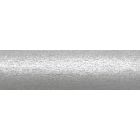 Acrovyn Accent Rail, Silver, PETG, 1 1/2 in L SCR80M410N | Zoro