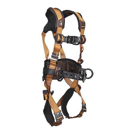 Falltech Not Applicable Full Body Harness, S, 425 lb, Quick-Connect ...