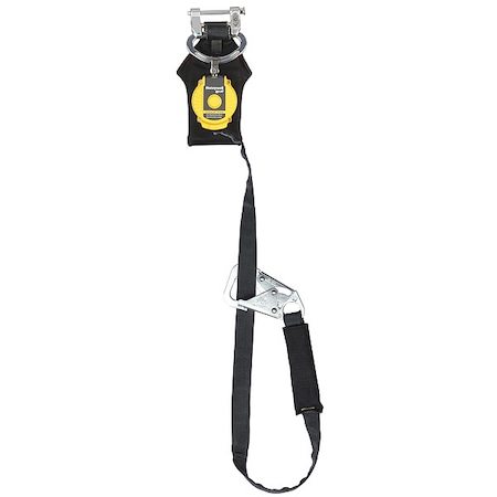 Honeywell Miller Self Retracting Lifeline, 9 ft., Black/Yellow MFLAFT-1 ...