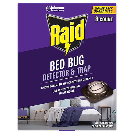 Raid Bed Bug Trap, Bait Box, PK6 674798 | Zoro