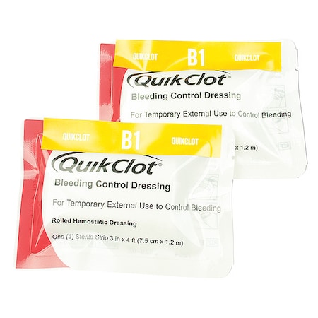 Zoll Bleeding Control Dressing, Sterile, White 8911-000110-01 | Zoro