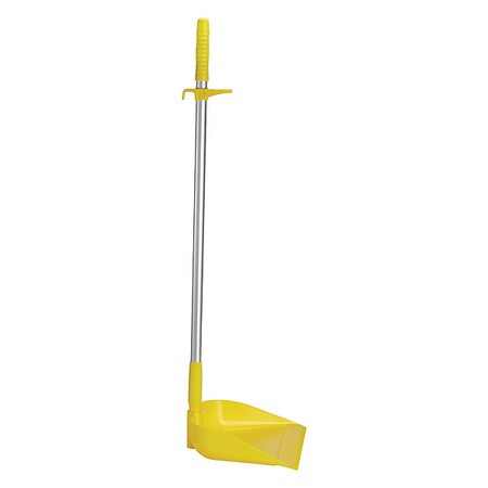 Vikan Handheld Dust Pan, Yellow 56626 | Zoro
