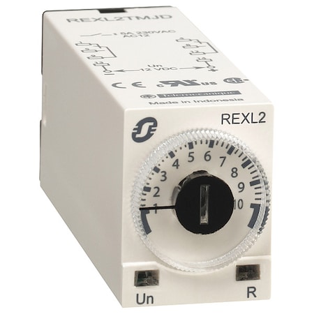 Schneider Electric Time Delay Relay, Square, On Delay, 1 Functions 24V ...