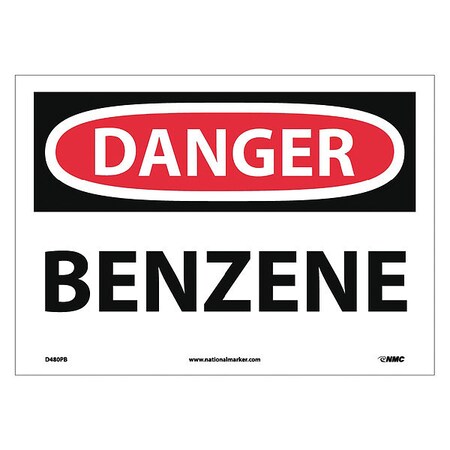 Nmc Danger Benzene Sign, D480PB D480PB | Zoro