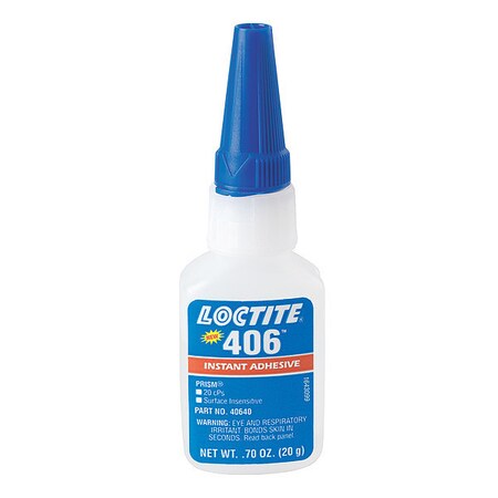 Loctite Adhesive, 406, Instant, 20g 135436 | Zoro