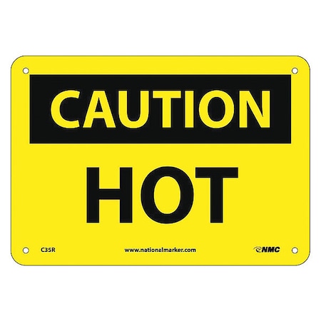 Nmc Caution Hot Sign, C35R C35R | Zoro
