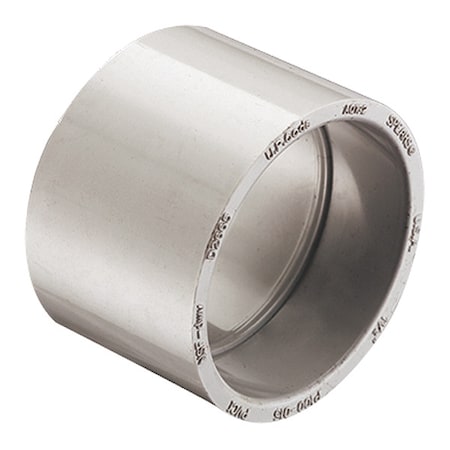 Zoro Select PVC Coupling, Socket, 6 in Pipe Size P100-060 | Zoro